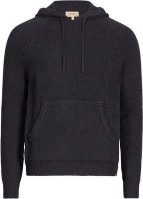 Woolrich Gerade geschnittenes Kapuzen-Sweatshirt aus Baumwollmischung Woolrich in Blau