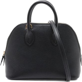 Herm&egrave;s 2024 Mini Chevre Mysore Bolide 1923 satchel - Schwarz