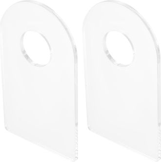 BESPORTBLE Transparenter Weinflaschenhalter aus Acryl 2 St&uuml;ck Kompakter Multifunktionaler Weinst&auml;nder f&uuml;r Rotwein Wei&szlig;wein Whisky Stabiles Platzsparendes Weinreg