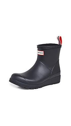 Hunter Femme Wellington Boots Botte de Pluie, Noir, 40 EU