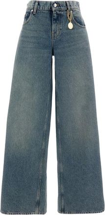 Stella McCartney Femme, Jeans, Bleu, Taille: W28 Jeans larges D&eacute;lavage Vintage