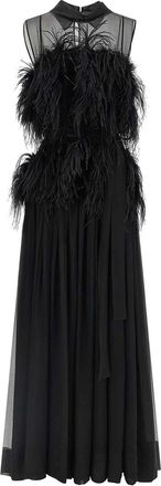 Alberta Ferretti Abendkleid - Schwarz