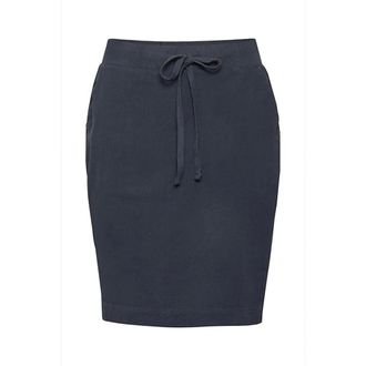 Kaffe Midnight Marine Rock mit Elastischem Bund - - Skirts - Damen - Blau - 3XL