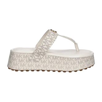 Michael Kors Koya Flip Flop - Femme - Chaussures - Blanc - Taille: 41 EU