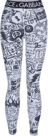 Dolce & Gabbana Leggings - - Trousers - Damen - Wei&szlig; - XS