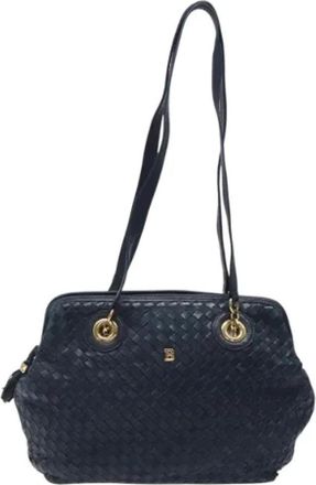 Bally Pre-owned Cuir sacs-ports-paule - Femme - Pre-owned - Bleu - Taille: ONE Size