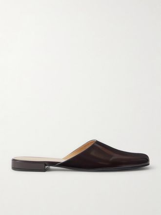 The Row Mules En Cuir Penelope - Marron