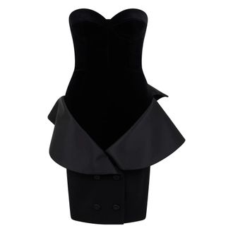Moschino Damen, Kleider, Schwarzk, SGr&ouml;&szlig;e