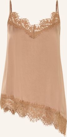 Oh April Oh April Satintop Tami Mit Spitze braun
