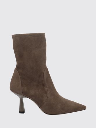 Stuart Weitzman Bottines Power en daim avec talon bobine