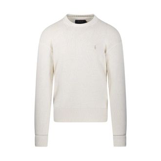 Ralph Lauren Herren, Strickwaren, Weiß, XLGröße