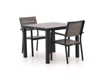 Bellagio la vita attrattiva Bellagio Fidenza 90 cm Gartenm&ouml;bel-Set 3-Teilig Stapelbar