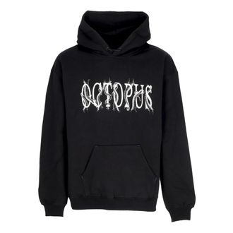 Octopus Logo Hoodie Schwarz Tentacles Stil - - Sweatshirts & Hoodies - Herren - Schwarzk - XS