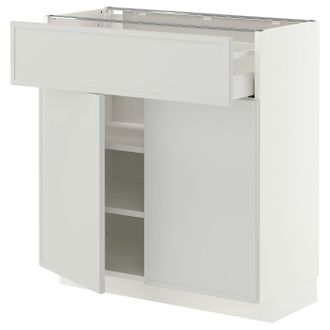 IKEA METOD / MAXIMERA Unterschr m Schub/2 T&uuml;ren