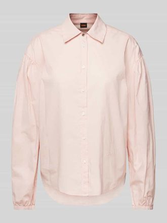 Boss Orange by Hugo Boss Relaxed Fit Bluse mit Ballon&auml;rmeln Modell Barby
