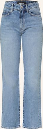 HUGO BOSS Bootcut Jeans Parkway-Str blau