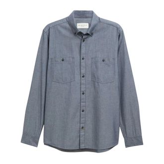 Tom Tailor Freizeithemden - - Shirts - Herren - Blau - M