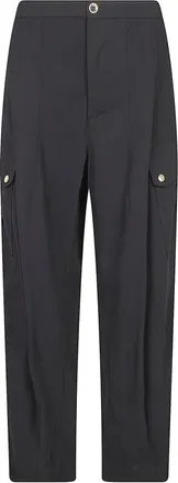 Pinko Pinko, Femme, Pantalons, Noir, Taille: 38 FR Rosalin Pantalone Cotone