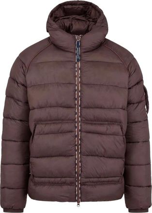 Aquascutum Veil-N Kapuzen-Pufferjacke - - Jackets - Herren - Braun - M