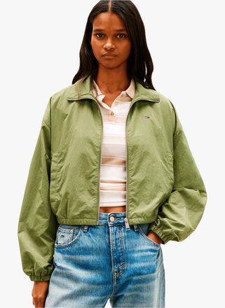 Tommy Hilfiger Veste courte droite zipp&eacute;e &agrave; liens