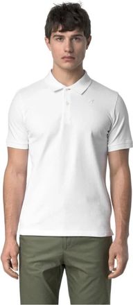 K-Way Homme, Tops, Blanc, Taille: 2XL Polo Vinnie Pique