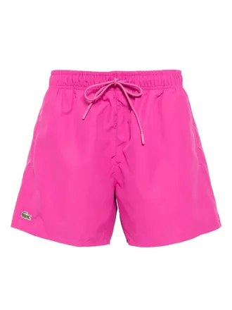 Lacoste short en taffetas - Rose