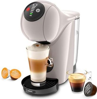Nescafé Dolce Gusto Genio S Kaffeekapselmaschine, abnehmbarer Wassertank 0,8 Liter, heiße und kalte Getränke, 1500 Watt, 15 bar Pumpendruck, Eco-Modus, besonders kompakt,