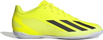 adidas Unisex X Crazyfast Club Indoor Boots, Solar yellow / Core black / Cloud white, 41 1/3 EU