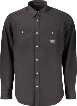 Guess Chemise &agrave; Manches Longues et Poche - Homme - Chemises - Noir - Taille: 2XL