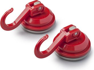Zeal Saugnapf-Haken, Kunststoff, rot, L