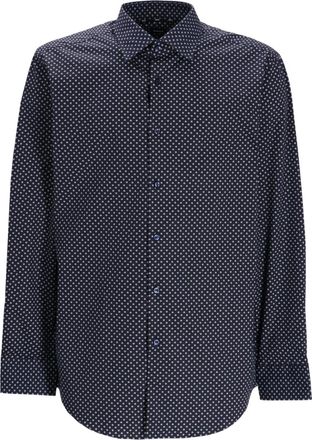 HUGO BOSS Hemd f&uuml;r Herren, Regul&auml;r, Lang&auml;rmlig (Dunkelblau)