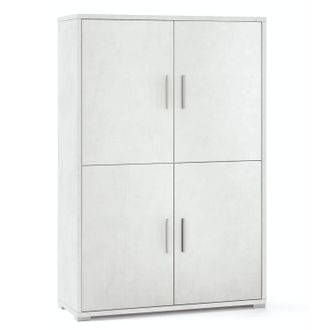OEM Mobile 4 Ante Colore Ossido Bianco Cm 108x41x H. 161