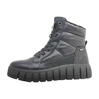 Tom Tailor Femme 8490710003 Botte Tendance, Noir, 38 EU