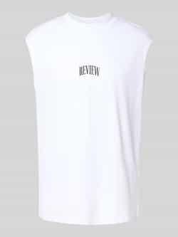 Review Tanktop mit Label-Print
