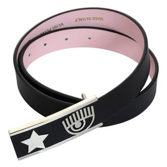 Chiara Ferragni G&uuml;rtel - - Accessories - Damen - Schwarzk - 85 CM