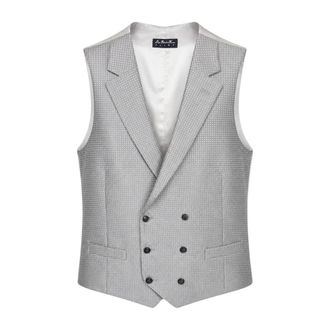 Luigi Bianchi Mantova Gilet de c&eacute;r&eacute;monie - Homme - Costumes - Gris - Taille: XL
