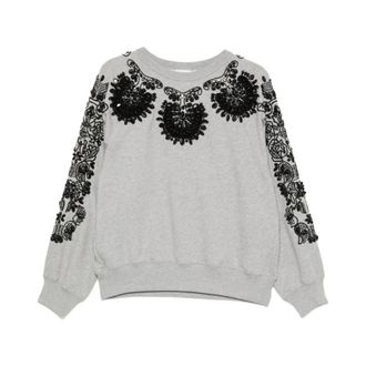 Dries Van Noten Damen, Sweatshirts & Hoodies, Grau, XSGr&ouml;&szlig;e