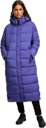 Navahoo Damen Winter Jacke Stepp Mantel B872 [B872-Isal-Blue-Violet-Gr.XXL]