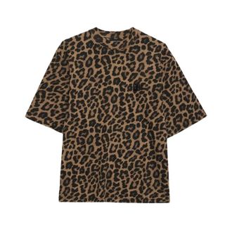 Anine Bing Avi Tee - - Tops - Damen - Braun - M