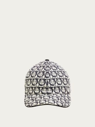 Ferragamo Herren Gancini Baseballkappe Beige