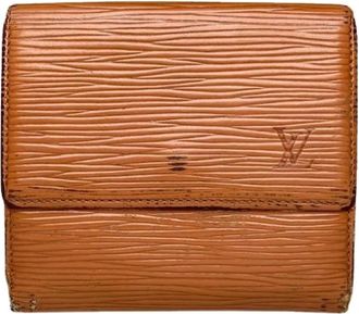 Louis Vuitton unisex, Pre-owned, Brun, Taille: ONE Size Portefeuille en cuir vintage Pre-owned