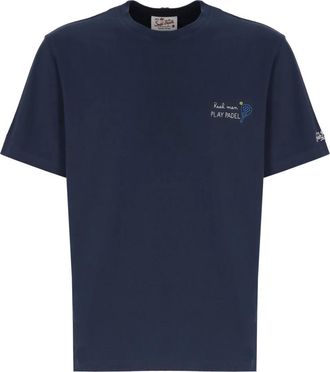 Saint Barth Homme, Tops, Bleu, Taille: XL Portofino T-Shirt