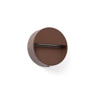 Faro Barcelona Faro Barcelona 71962 DUNE R Wandleuchte, rund, Rostbraun, 3 W, 4CCT