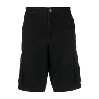 Stone Island Homme, Shorts, Noir, Taille: W33 Bermuda cargo slim-fit Stone Island