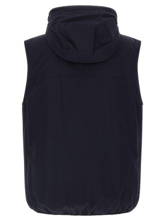 Brunello Cucinelli Hooded Water-Repellent Vest - Black