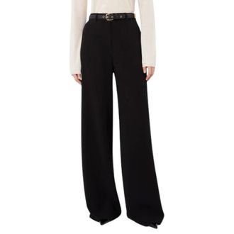 Max Mara Femme, Pantalons, Noir, Taille: 38 FR Pantalon large Mstamico