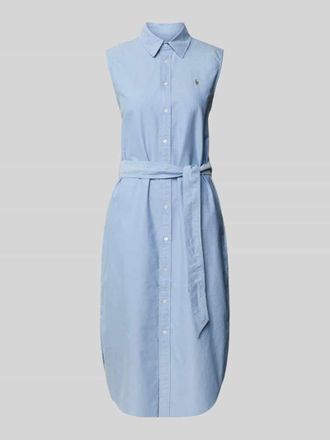 Polo Ralph Lauren Hemdblusenkleid mit Bindeg&uuml;rtel Modell CORY