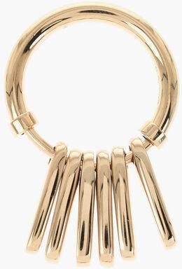 Chlo&eacute; Golden Effect Metal Ring with Fringes size 56
