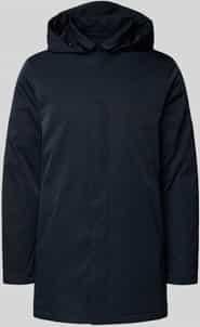 Profuomo Regenjacke mit verdecktem Reißverschluss