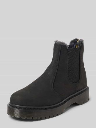 Dr. Martens Boots aus Leder mit elastischen Einsätzen